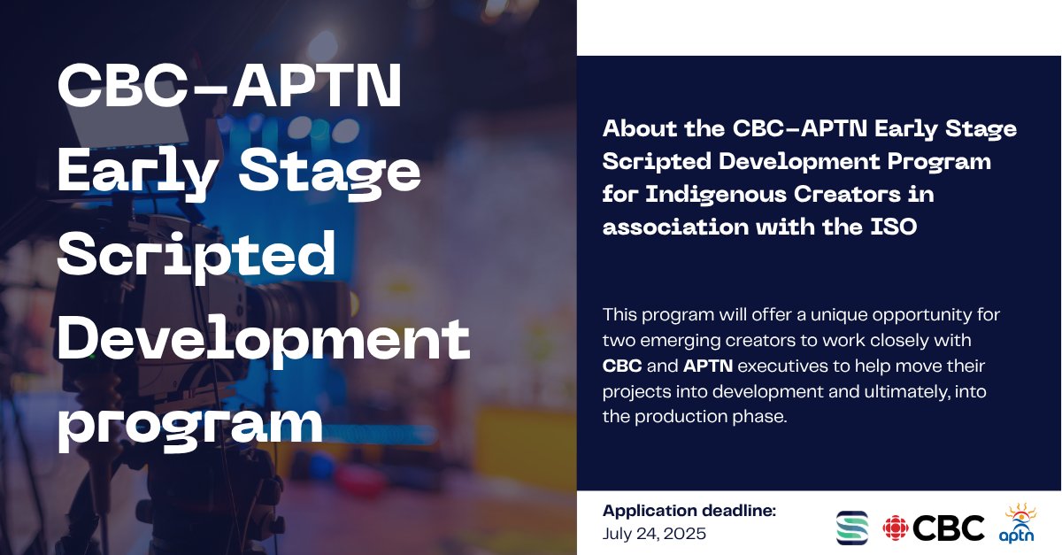 Early Stage Scripted Development Program for Indigenous Creators ...